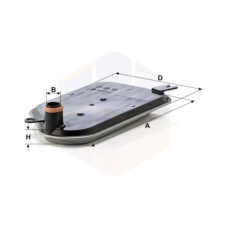 FILTRO DE ACEITE TRANSMISIÓN HIDRÁULICA H 2826 KIT MANN-FILTER | vesta-z