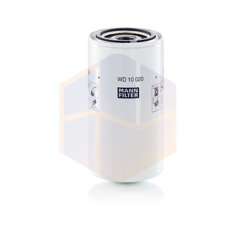 FILTRO HIDRÁULICO WD 10 020 MANN-FILTER | vesta-z